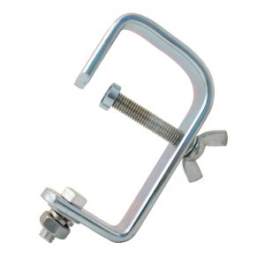 MPL C-02 C-Haken Clamp 50mm mit Feststellschraube und Truss-Protection
